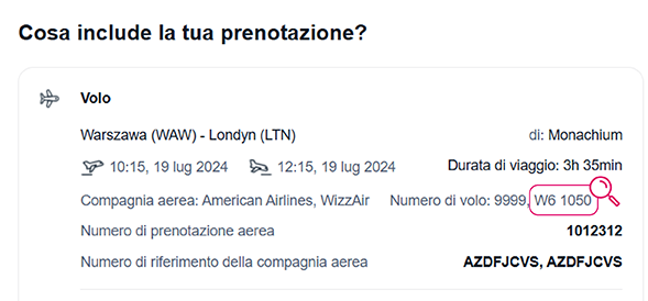 Come trovare il numero di prenotazione, il PNR e gli altri dettagli ...