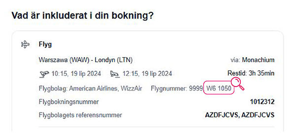 Hur hittar jag mitt bokningsnummer, PNR och andra identifieringsuppgifter? - Reseguide - smarta ...